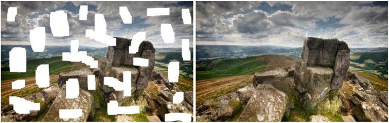 Image Completion from SIGGRAPH 2017